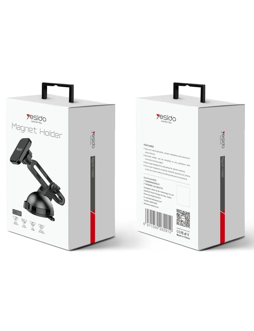 Soporte magnetico para tablero o vidrio Yesido C39 – Lomas Service